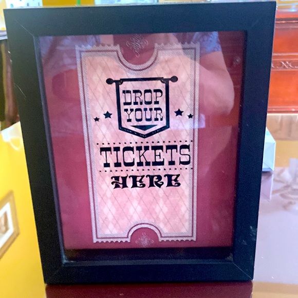 Accessories | Used Ticket Shadow Box 1 High X 8 Wide | Poshmark